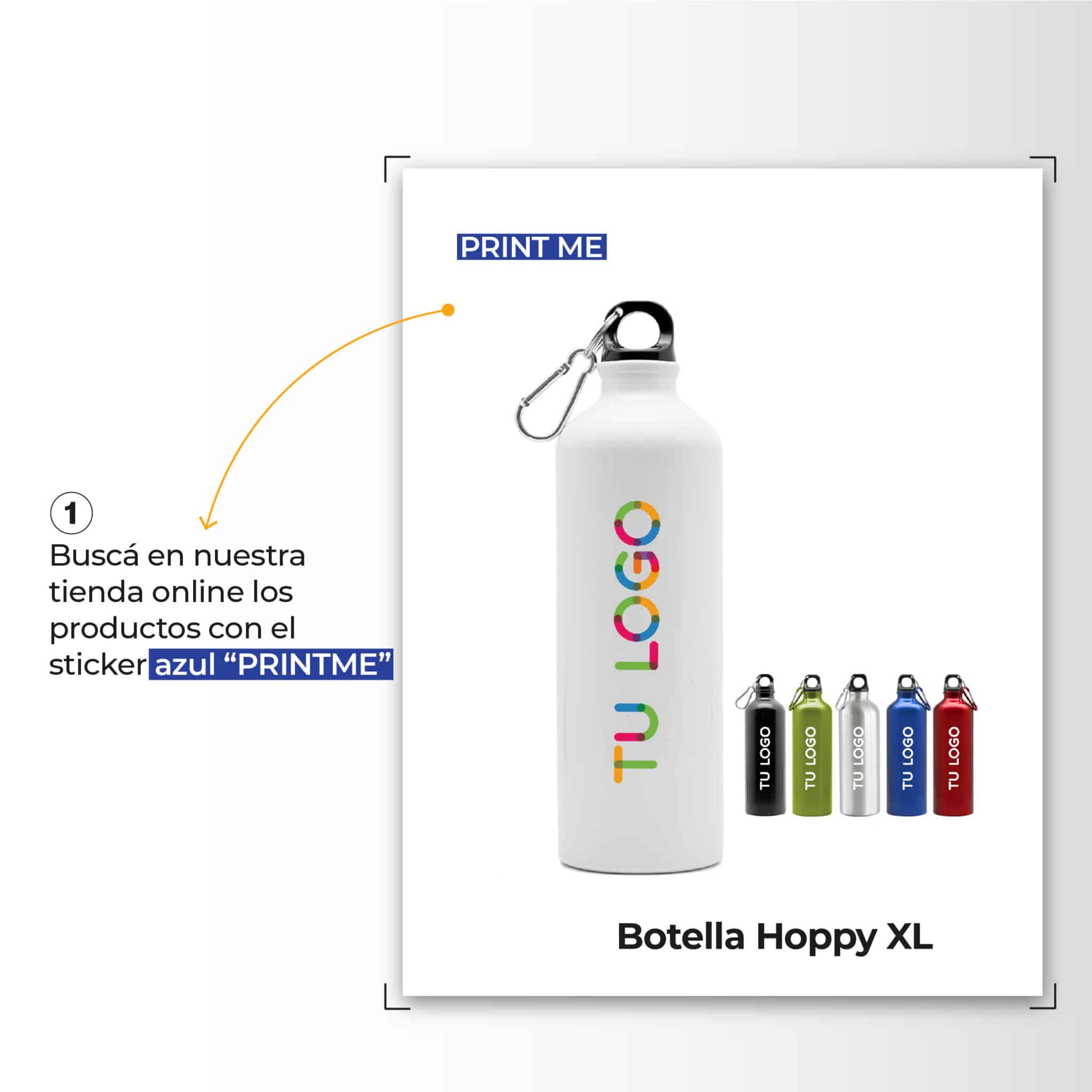 Botella Hoppy XL Basic – Print Me