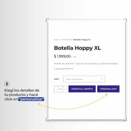 Botella Hoppy XL Basic – Print Me